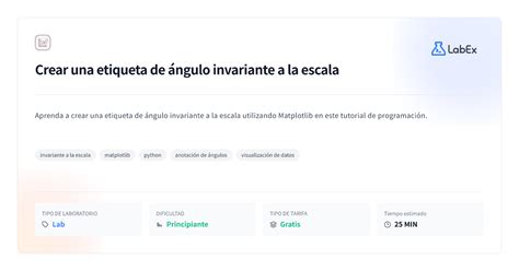 Crear Una Etiqueta De ángulo Invariante A La Escala Labex