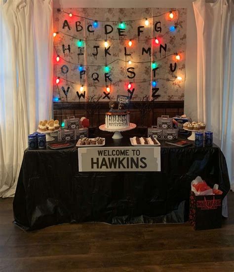 Stranger Things Birthday Party Ideas Photo 1 Of 6 Stranger Things Halloween Stranger Things