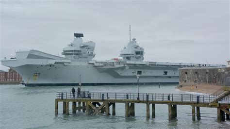 Royal Navys Flagship Hms Prince Of Wales Begins Eight Month Deployment