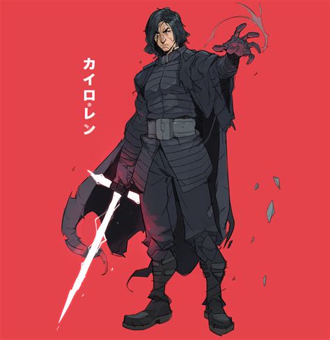 Artstation Kylo Ren Animated And Sor4