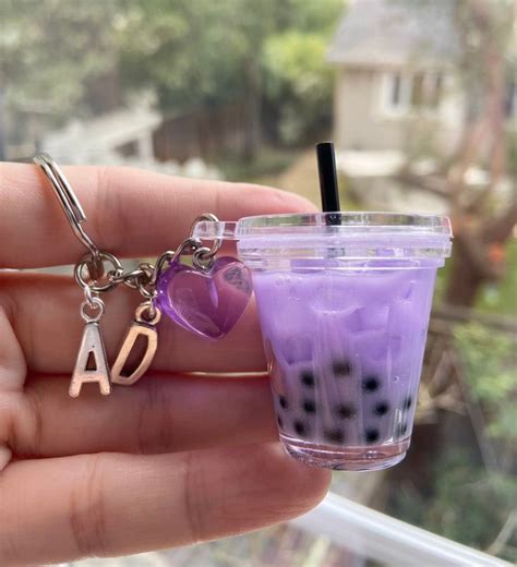 Boba Tea Keychain Personalized T For Her Bubble Tea Keychains