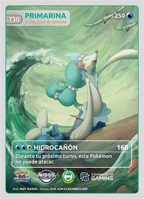 Trading Card Primarina Pokemon Capitán Barato