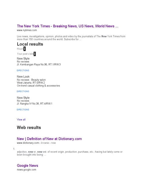 Local Results The New York Times Breaking News Us News World News