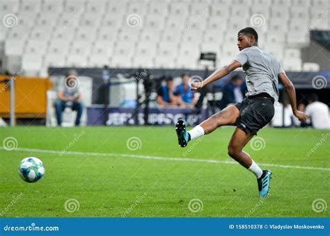 Istanbul Turkey August 14 2019 Ryan Brewster Before The Uefa Super Cup Finals Match Between