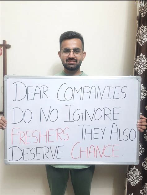 Mo Asif On Linkedin Even The One With Experience Was Once A Fresher