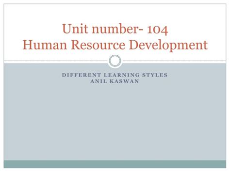 Learning Theories Styles And Learning Curve Pptx