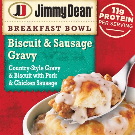 Jimmy Dean Biscuit And Sausage Gravy Breakfast Bowl Same Day Delivery Or
