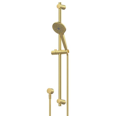 Shop The Latest Bathroom Tapware Nikles Slide Shower Brushed Brass