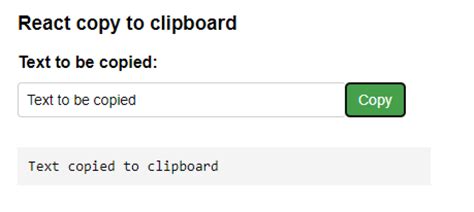 React Copy To Clipboard Onclick React Js Paste From Clipboard Example