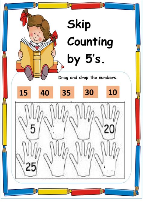 Skip Count By Fives Worksheet