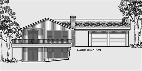 Sloping Lot House Plans Hillside House Plans Daylight Basements