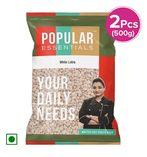 Buy Popular Essentials White Lobia Undefined Online At Rs Undefined Instant Delivery