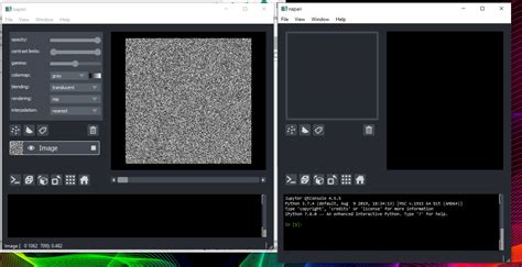 Napari Issues It Works But No Gpu And The Gui Is All Squashed