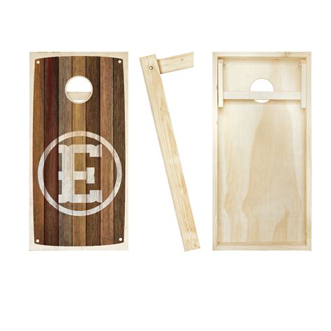 Personalized Barnwood Monogram Cornhole Set