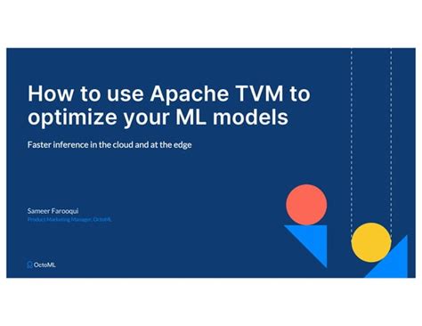 How To Use Apache Tvm To Optimize Your Ml Models Pdf