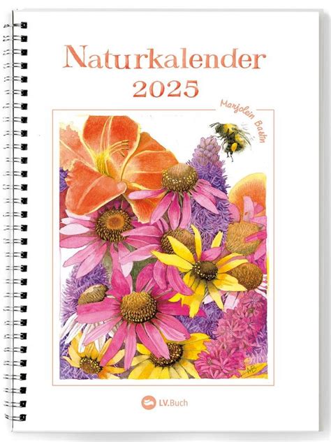 Marjolein Bastin Naturkalender 2025 Kalender Jpcde