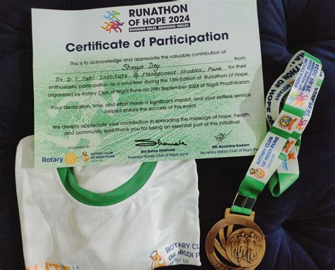 shreya dey on linkedin runathon2024 leadershipinaction communityimpact gratitude rotaryclub