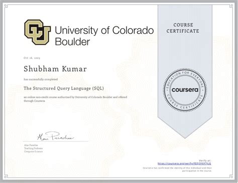 Shubham Kumar On Linkedin Sqlcertification Dataanalytics Coursera Continuouslearning