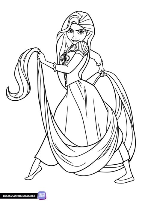 The Best Disney Tangled Rapunzel Coloring Pages Rapunzel Coloring My