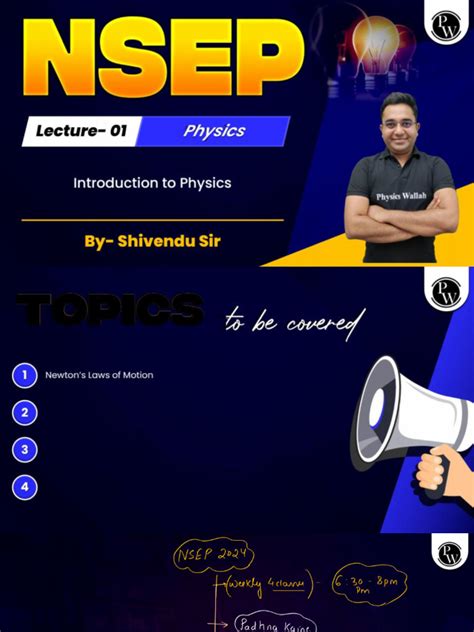 Introduction To Physics 01 Class Notes Pdf