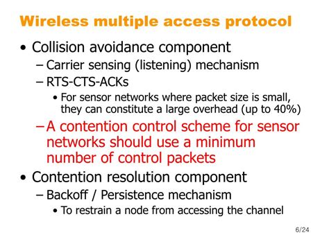 Ppt A Transmission Control Scheme For Media Access In Sensor Networks