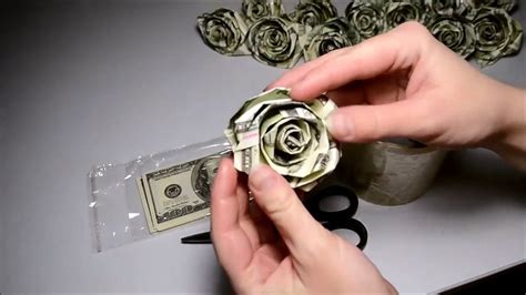 How To Fold A Rose With Money Elegant Origami For Ts And Decor