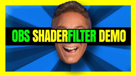 Obs Shaderfilter Plugin Demo Witness What This Plugin Can Do Youtube