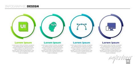 Set Ui Or Ux Design Front End Development Bezier Curve And • Wall Stickers Laptop Digital