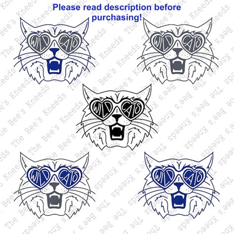 Wildcat Mascot Etsy