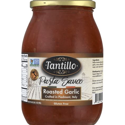 Tantillo Pasta Sauce Roasted Garlic 35 Oz Delivery Or Pickup Near Me