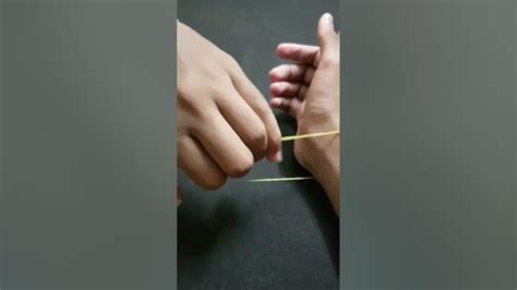 tutorial rubber band magic tricks try - YouTube