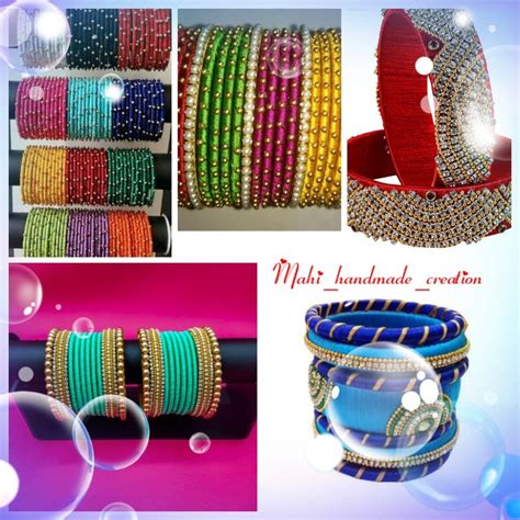 Fashion Silk Thread Bangles At ₹ 300set Silk Thread Bangle In Bhopal