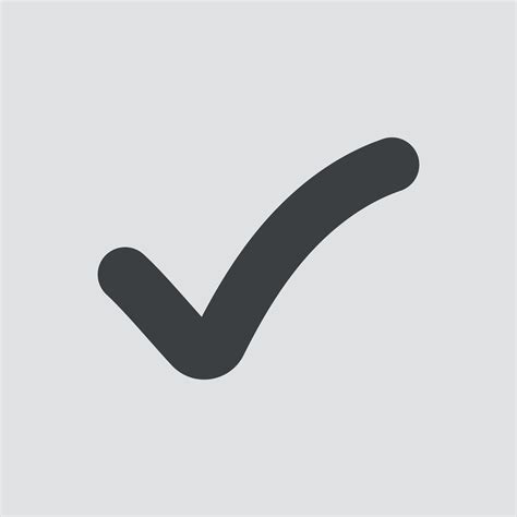 Check Mark Button Icon Vector Flat Vector Art At Vecteezy