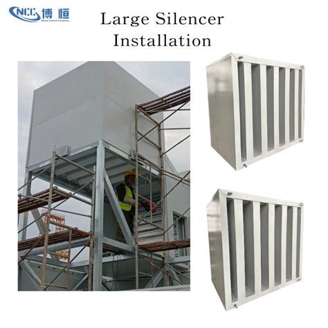 Fan Duct Silencer Ventilation Silencer Sound Insulation Enclosure Semi
