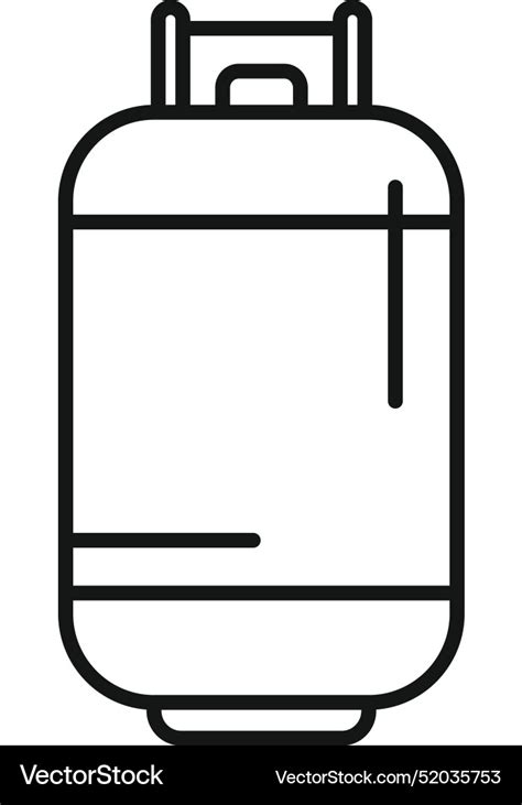 Gas Cylinder Container Providing Portable Energy Vector Image