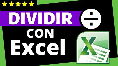 🟢 Cómo Dividir En Excel Con Fórmula 【 Microsoft Excel Tutorial