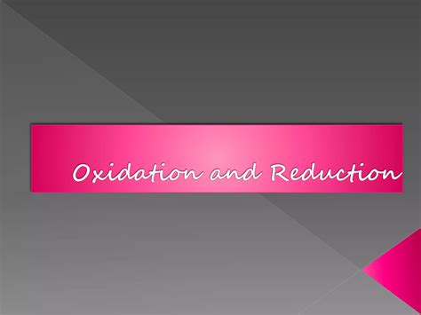 Oxidation Pptx
