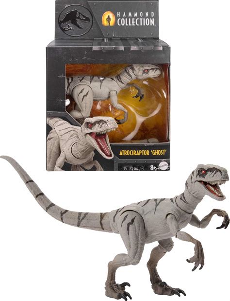 Mattel Jurassic World Hammond Collection Atrociraptor Ghost Action