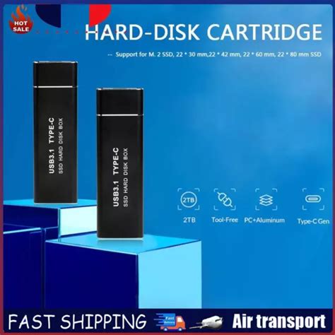 R Usb Type C M2 Ssd External Enclosure Box Nvme Pcie Ngff Sata Mb