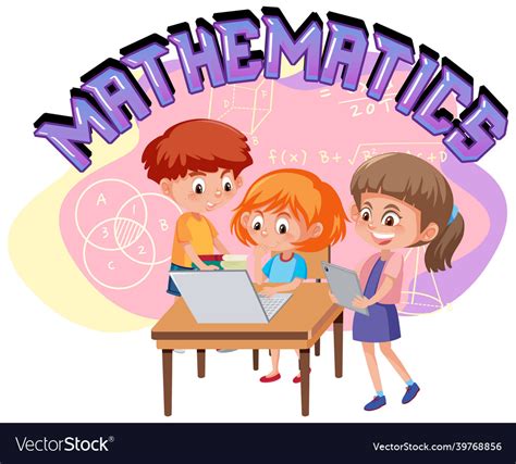 Student Studying Math Clipart