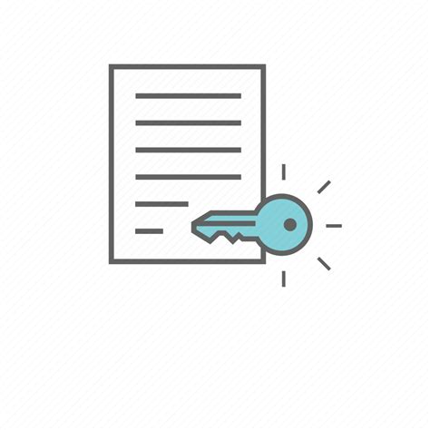 Access Asymmetric Cryptography Keys Password Secret Security Icon