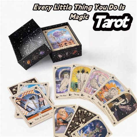 Magic Tarot Deck For Beginners 78 Cardsevery Little Thing You Do Is