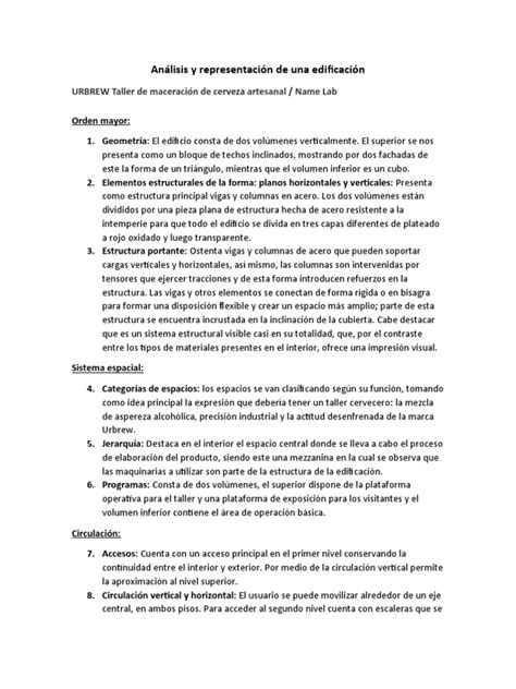 Análisis Y Representación De Una Edificación Pdf Columna Acero