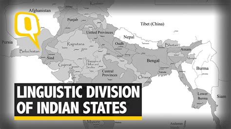 How Did India Come To Be Divided Along Linguistic Lines The Quint Youtube