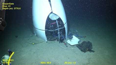 Watch Titan Subs Final Moments Revealed In Investigators Video Fox
