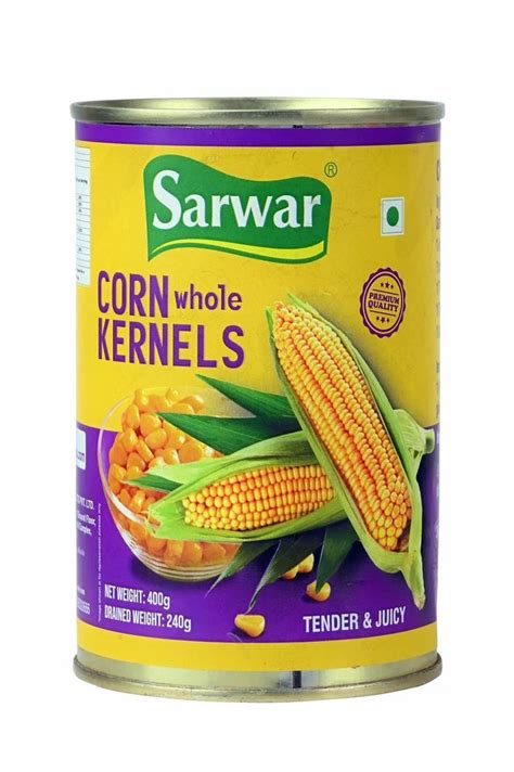 Sarwar Canned Whole Corn Kernels At Best Price In Bhiwandi By Sarwar Food Products Private