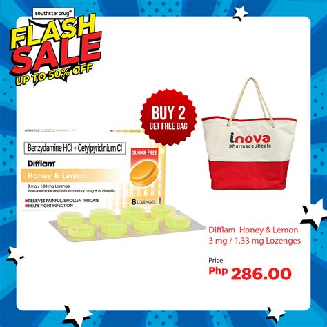 Southstar Drug Take Difflam Lozenges In Honey Lemon