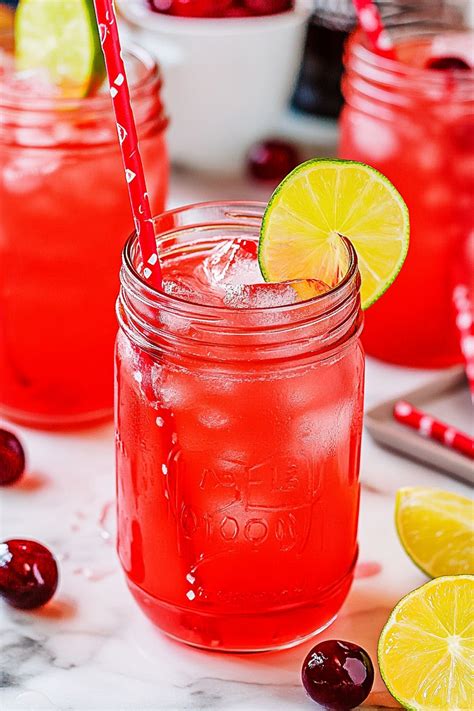 Easy Recipes Cherry Limeade Vodka Cocktail Recipe