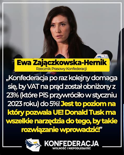 Obniżyć Vat Na Prąd Konfederacja