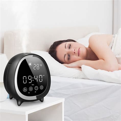 Black Home Aroma Diffuser With Smart Clock Aroma Diffuser Wholesale